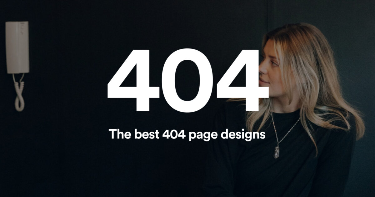 The best 404 page designs | MadeByShape