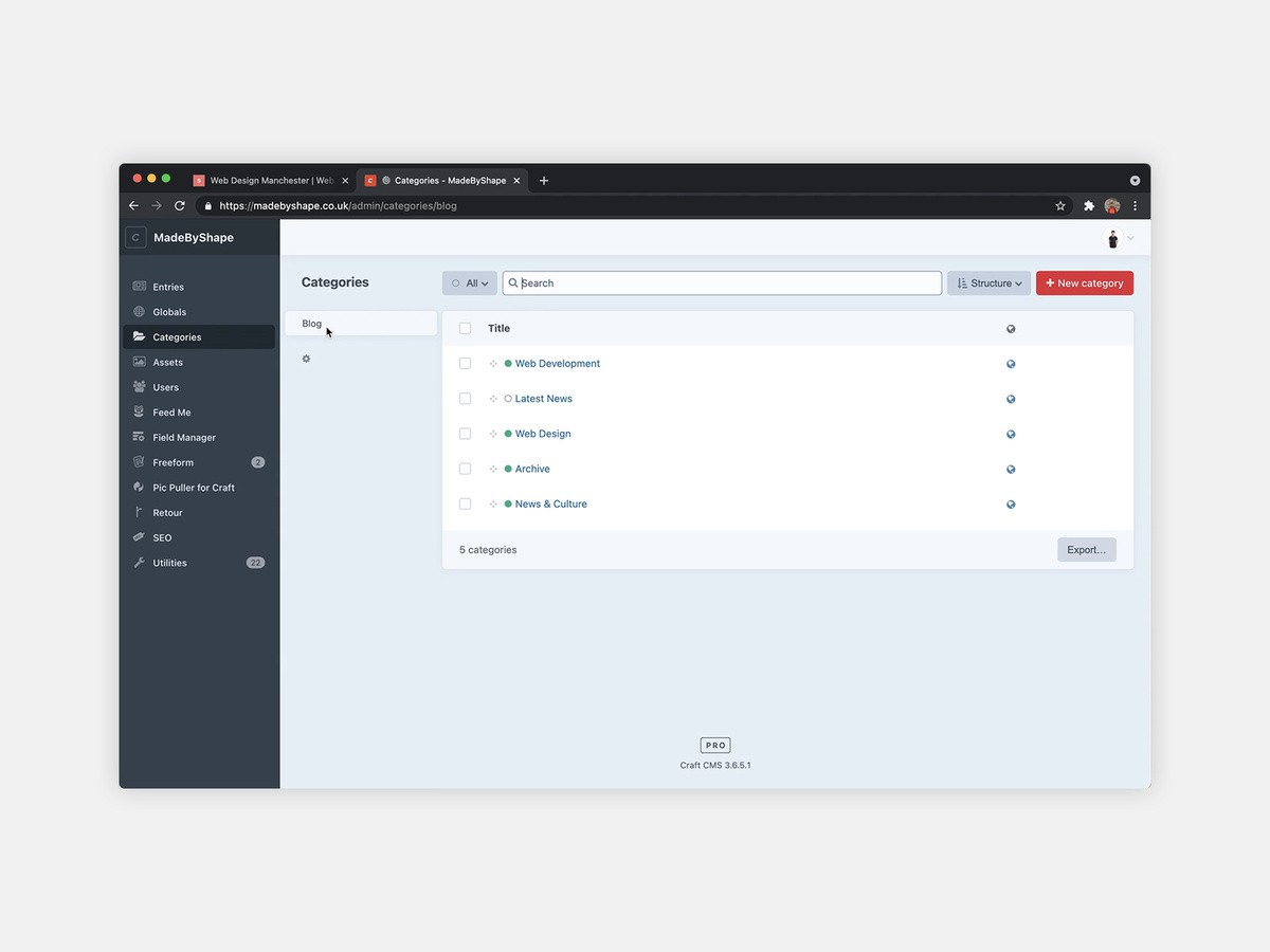 Craft CMS Tutorial Video | MadeByShape