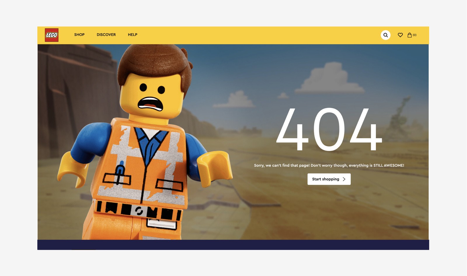 The best 404 page designs | MadeByShape