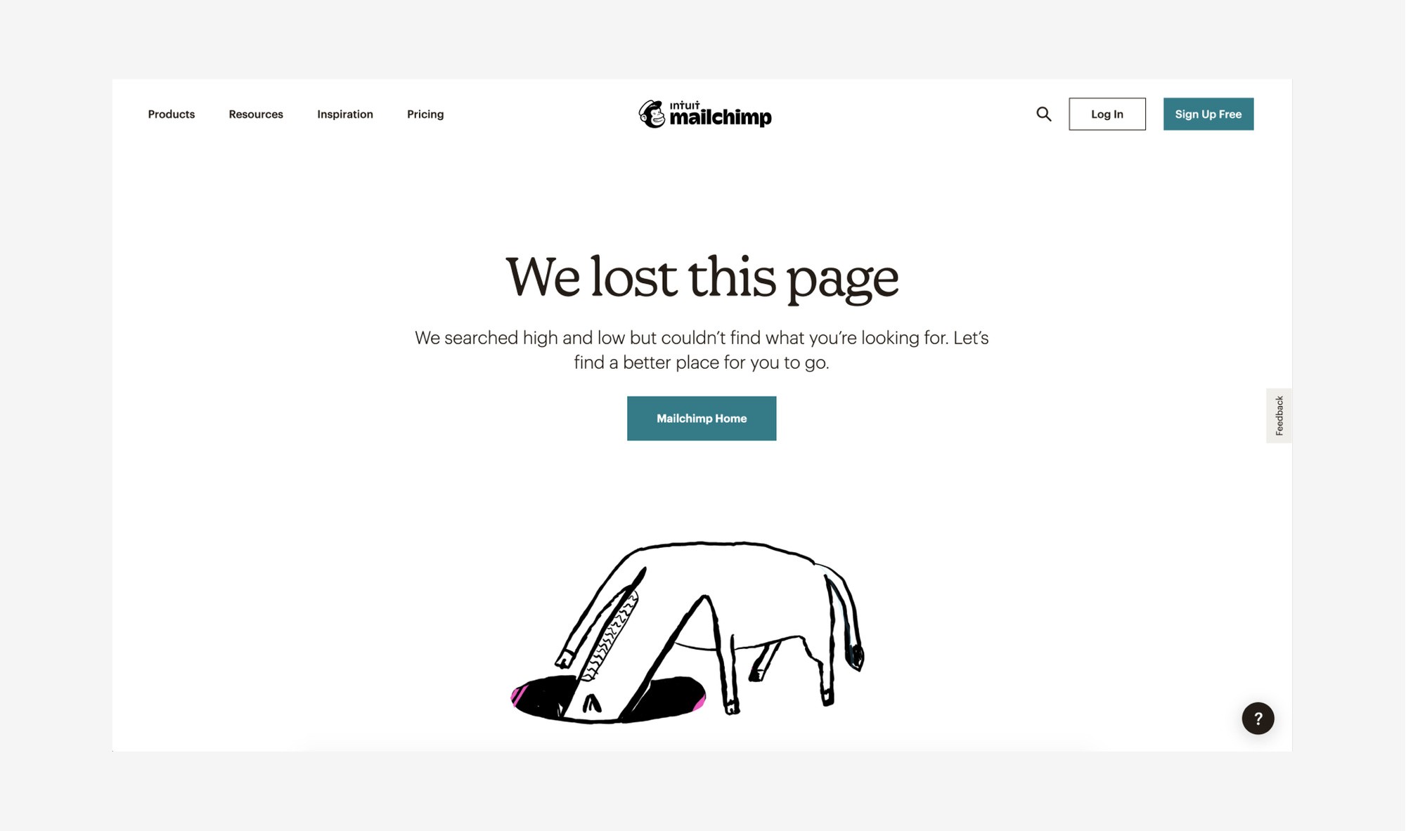 The best 404 page designs | MadeByShape