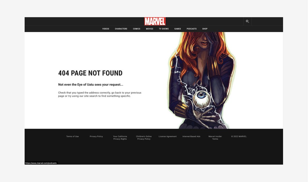 The best 404 page designs | MadeByShape