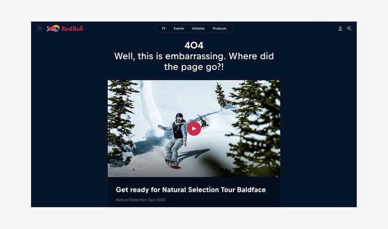 The best 404 page designs | MadeByShape